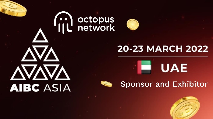 Octopus multichain crypto network sponsor AIBC in Dubai - UNLOCK Blockchain