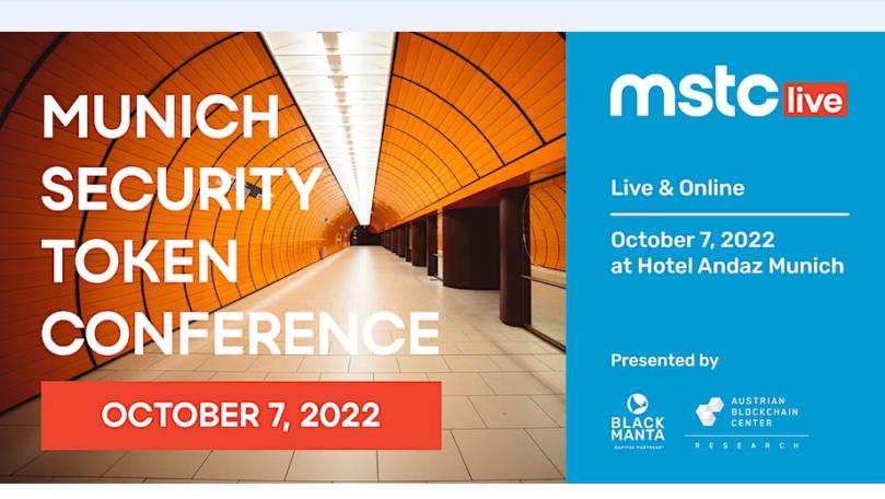 ABC & BMCP Present Munich Security Token Conference - UNLOCK Blockchain