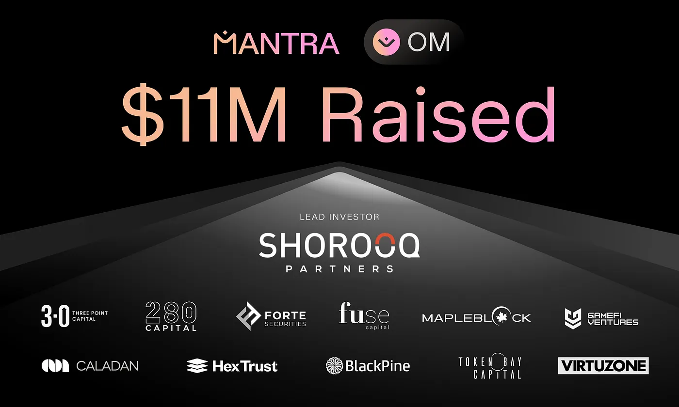 Shorooq Partners Leads $11M Funding Round for MANTRA's RWA Tokenization Mission - UNLOCK Blockchain