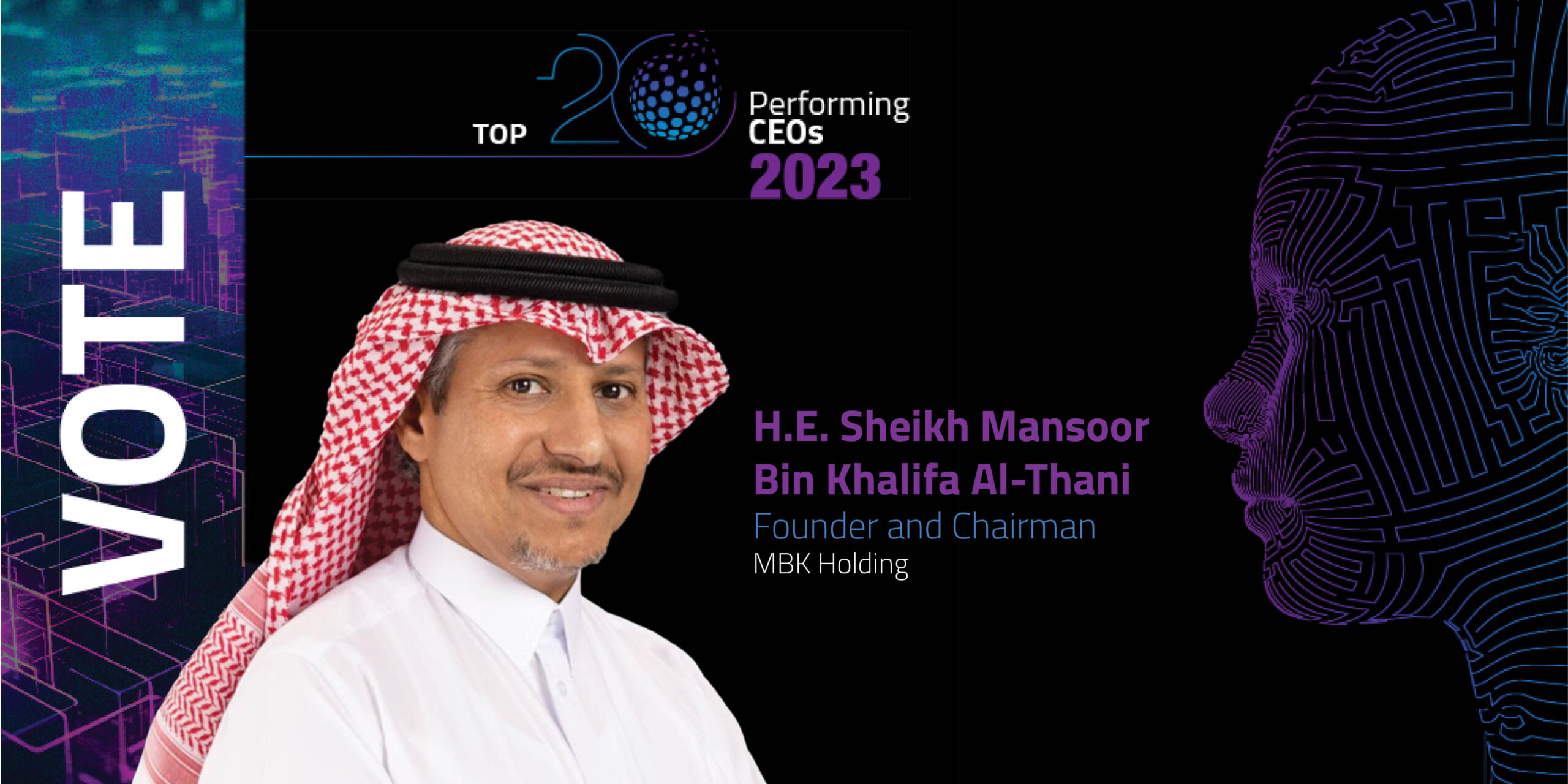 H.E. Sheikh Mansoor Bin Khalifa Al-Thani - UNLOCK Blockchain